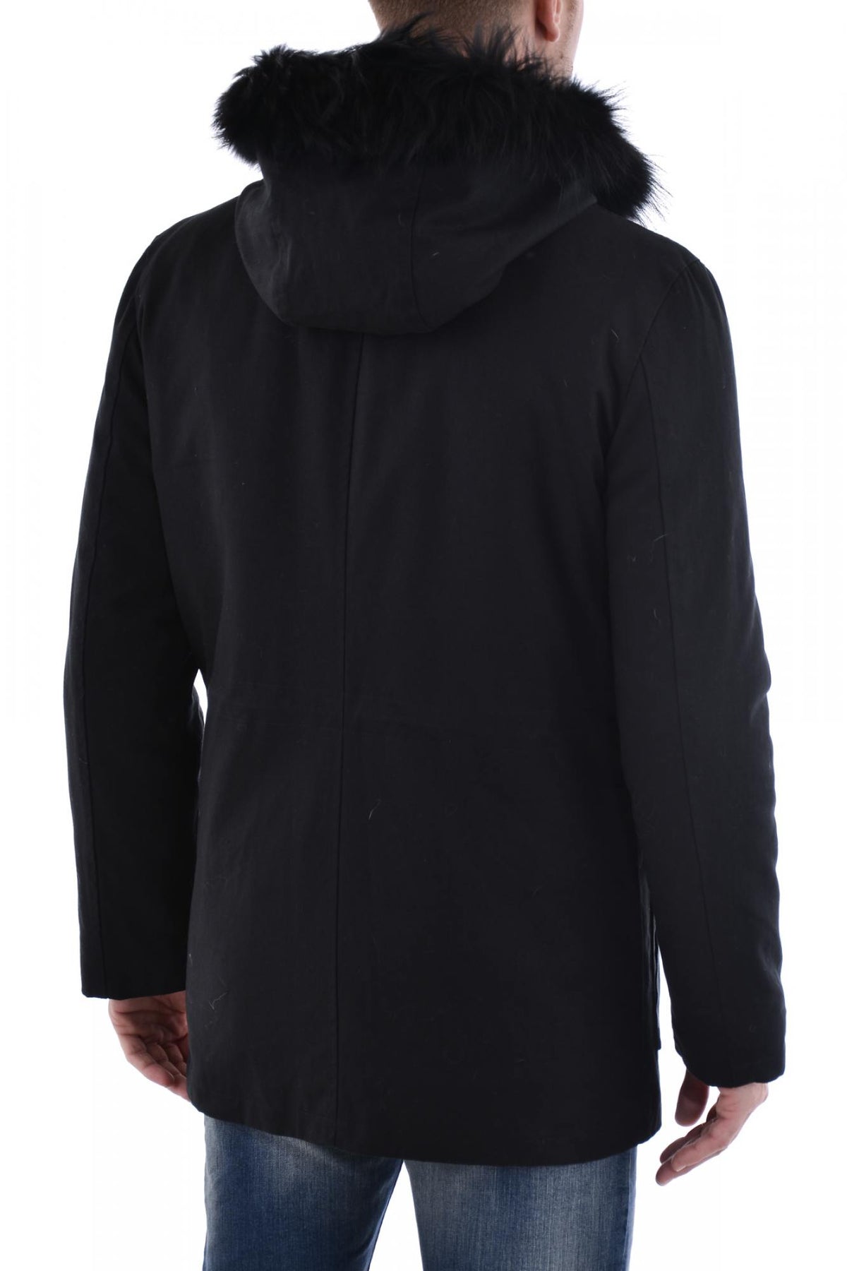 Men's Coat Serge Pariente DANDY BLACK - Leather-Jack.com