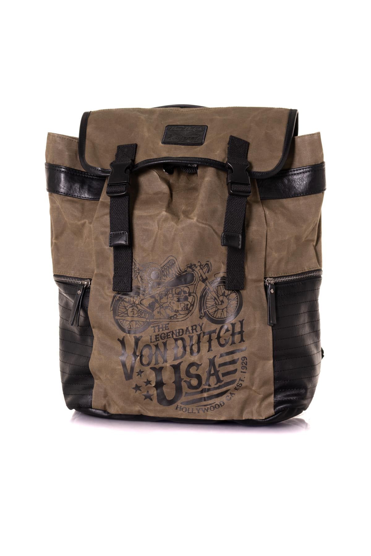 Men's Bags Von Dutch DAVAO KAKI - Hide-Jack.com– Leather-Jack.com