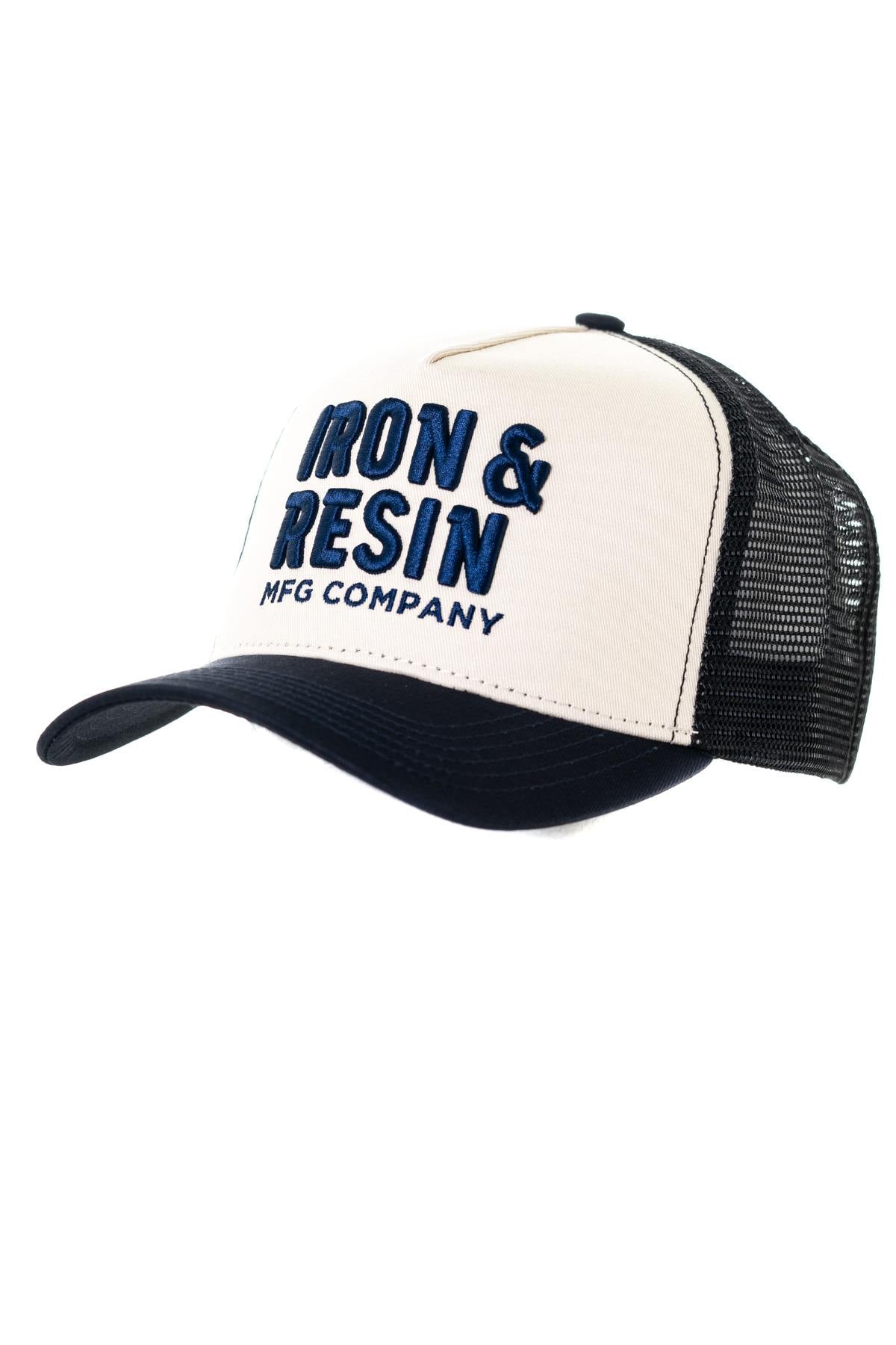 Mixed Cap Iron & Resin GORDON HAT NAVY - Hide-Jack.com– Leather-Jack.com