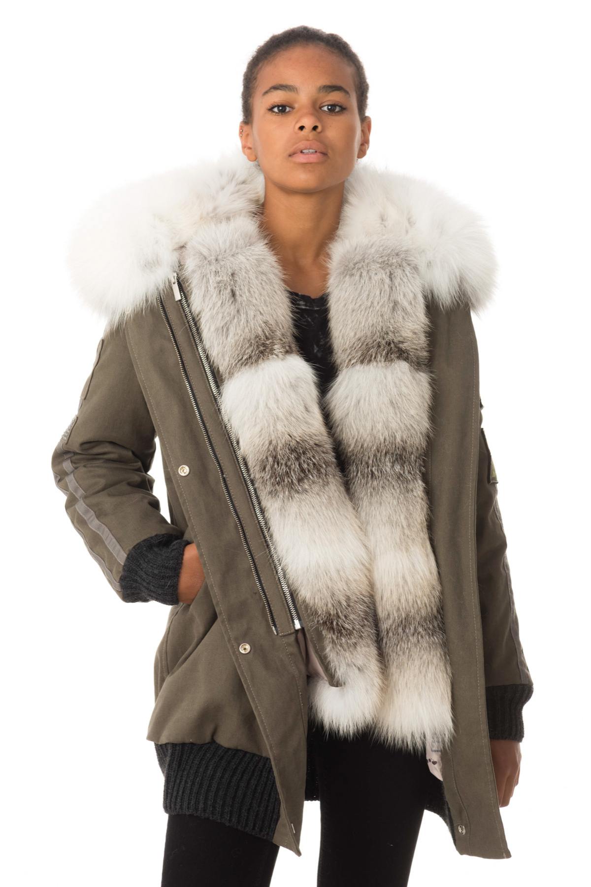 Women's Jacket Wild Arctic by Flo & Clo NADIS TEX + FUR VOLPE JANET ...