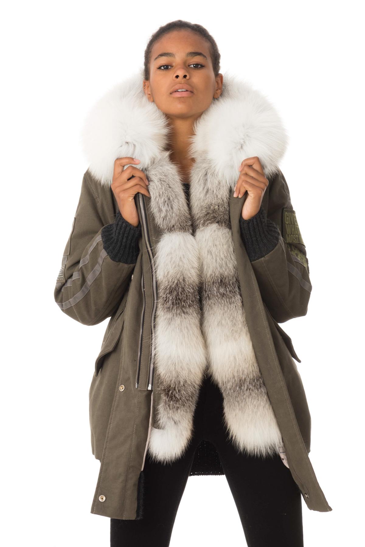 Women's Jacket Wild Arctic by Flo & Clo NADIS TEX + FUR VOLPE JANET ...