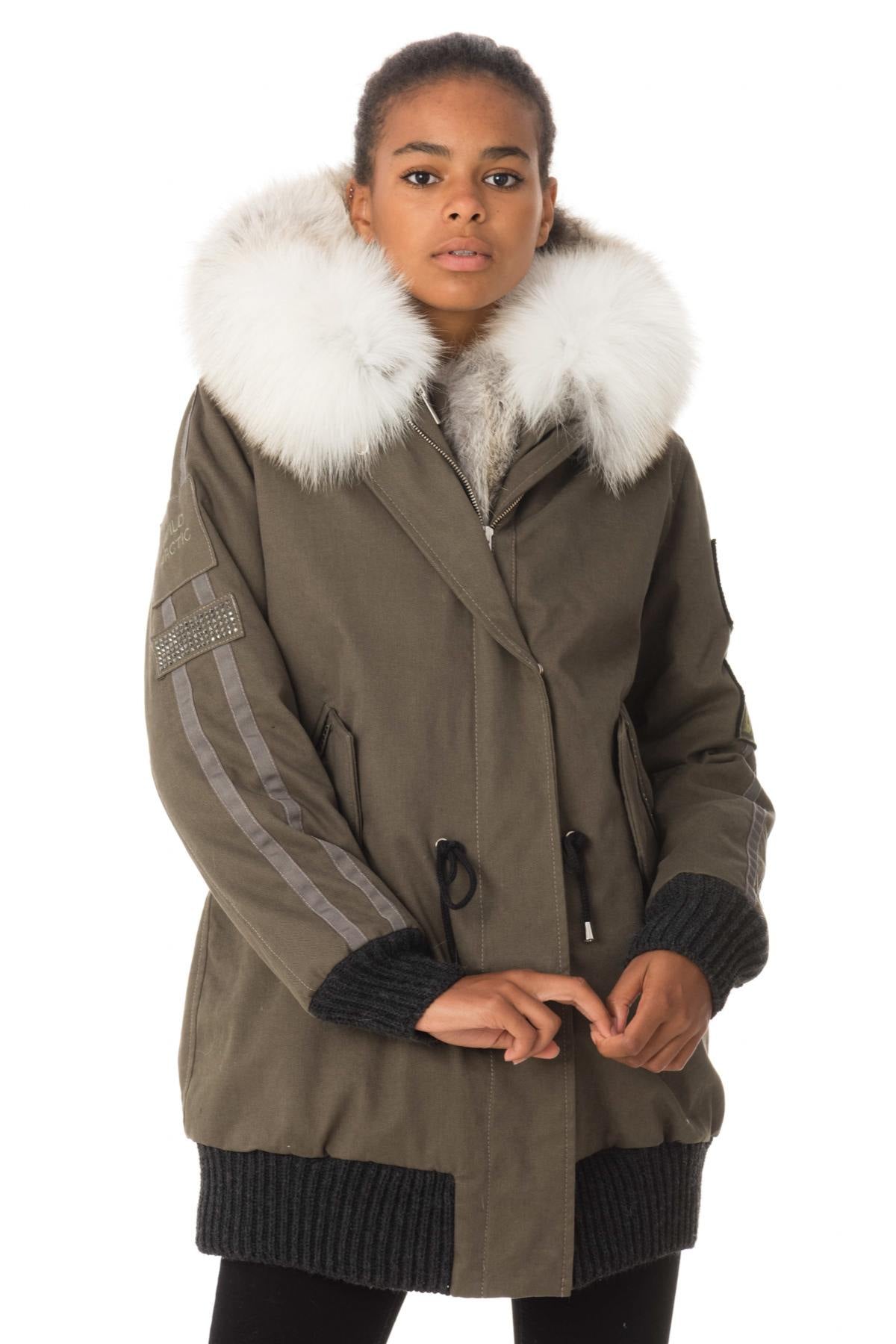 Women's Jacket Wild Arctic by Flo & Clo NADIS TEX + FUR VOLPE JANET ...