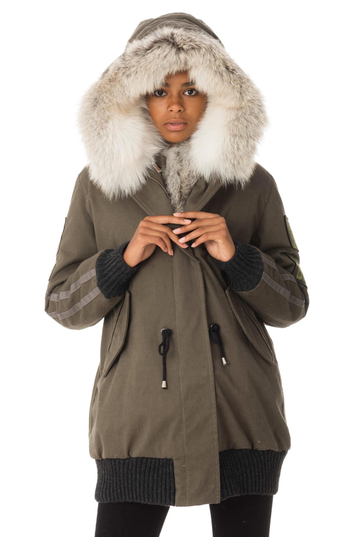 Women's Jacket Wild Arctic by Flo & Clo NADIS TEX + FUR VOLPE JANET ...