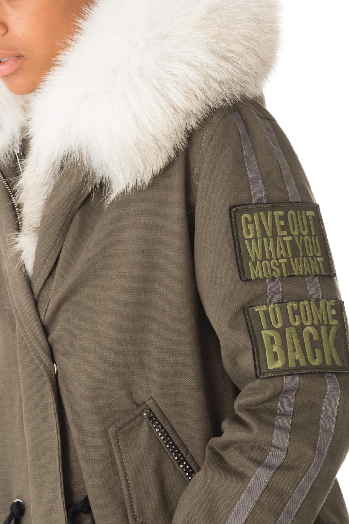 Women's Jacket Wild Arctic by Flo & Clo NADIS TEX + FUR VOLPE JANET ...